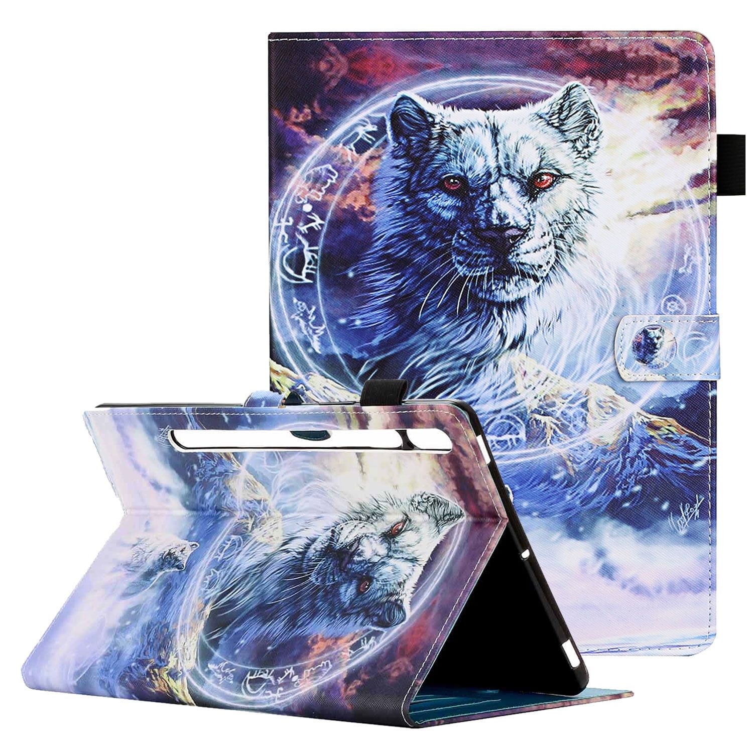 Allytech Galaxy Tab S7 11" Case Model SM-T870 T875, Premium PU Leather ...
