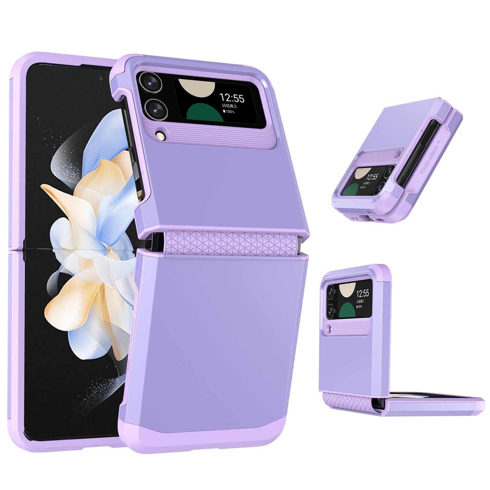 Allytech Galaxy Z Flip 3 Case, Rugged Military Grade Protection ...