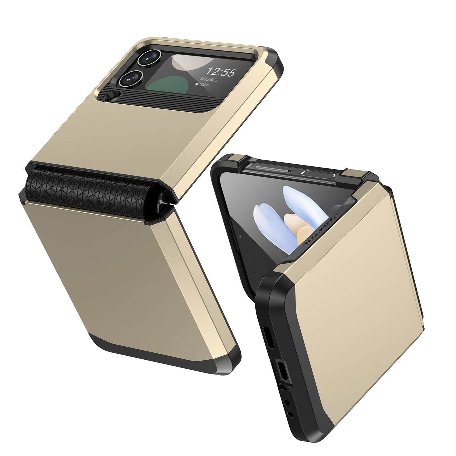 Allytech Galaxy Z Flip 3 Case, Rugged Military Grade Protection ...