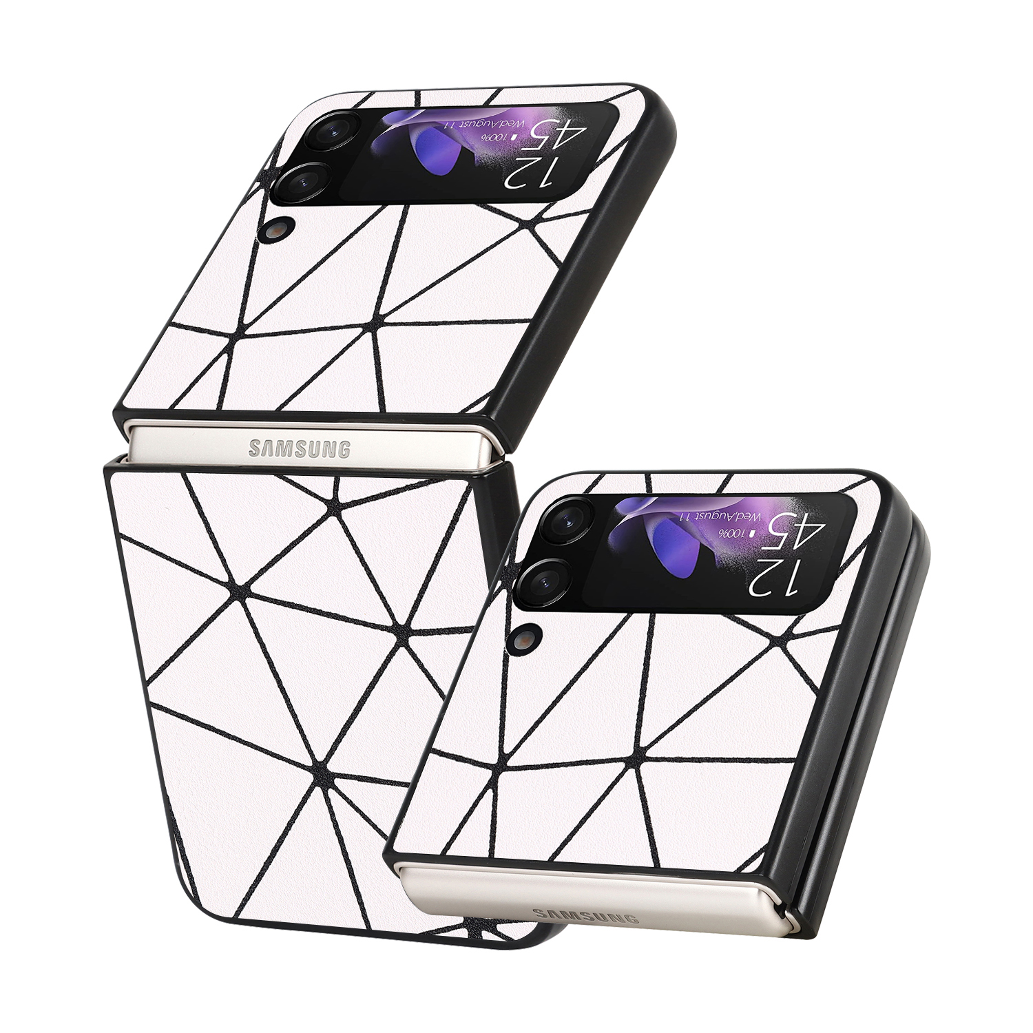 Allytech Galaxy Z Flip 3 Cover, Flip 3 Case, Drop Protection Scratch ...