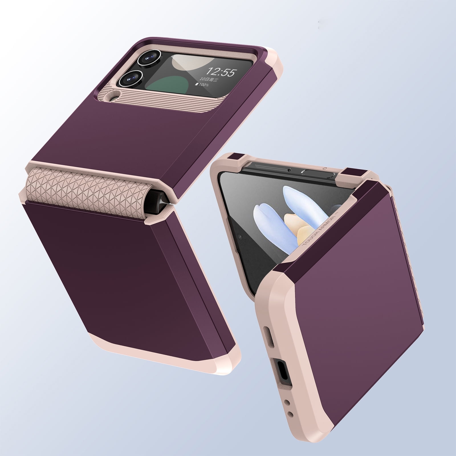 Allytech Galaxy Z Flip 4 5G Case, Rugged Military Grade Protection ...