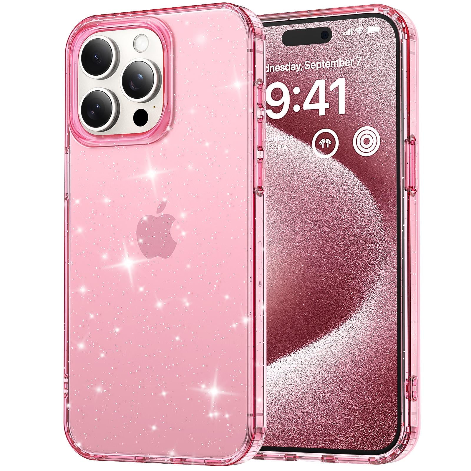 Allytech Glitter Bling Case for iPhone 16 Pro Max, [Non-Yellowing ...
