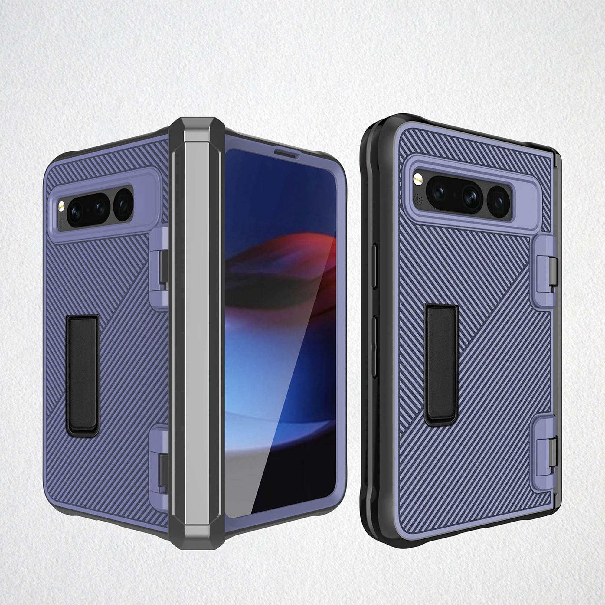Allytech Google Pixel Fold Case with Screen Protector, Rugged Heavy ...