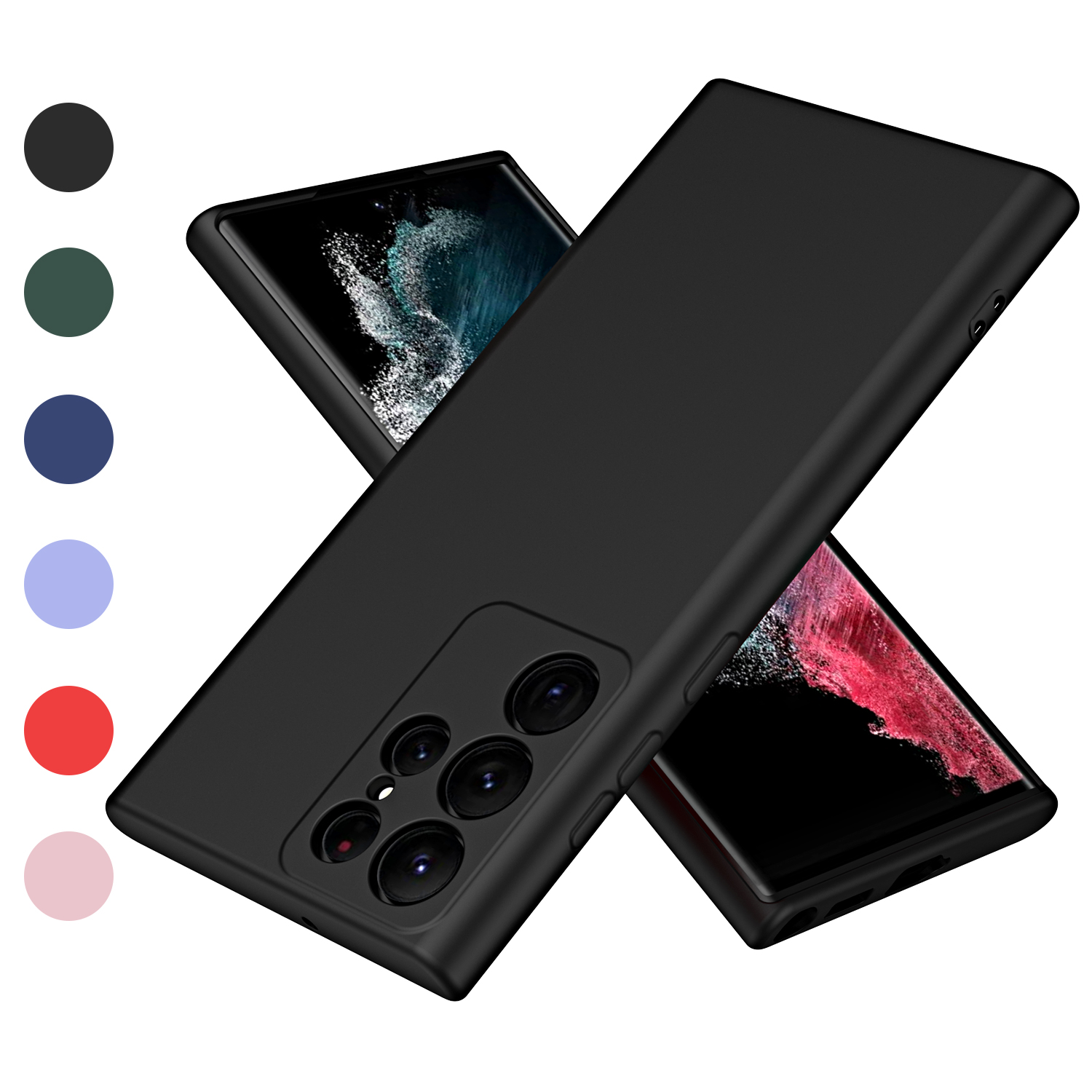 Allytech Liquid Silicone Case for Samsung Galaxy S22 Ultra, [Silky ...