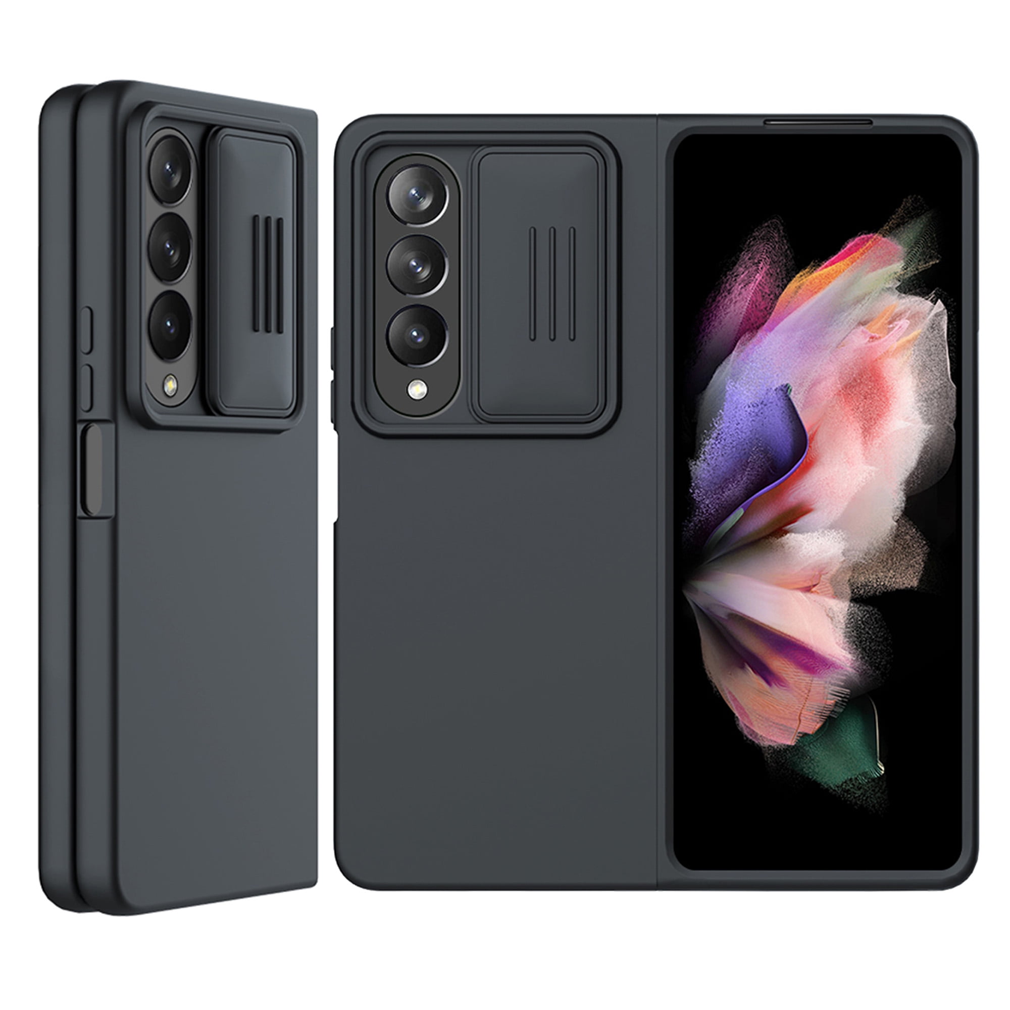 Allytech Liquid Silicone Case for Samsung Galaxy Z Fold 4 with Camere ...