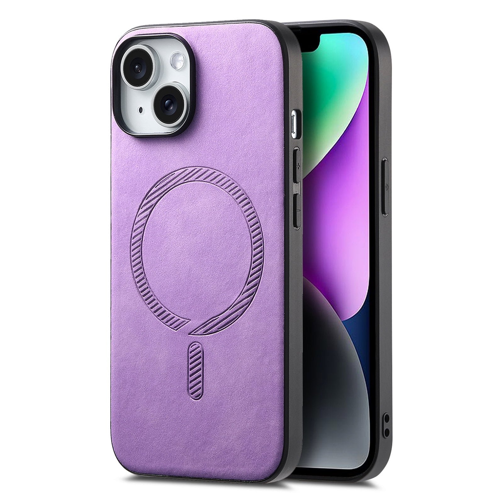 Allytech Magnetic Case For Iphone 12 Pro Max Compatible With Magsafe Premium Pu Leather Slim