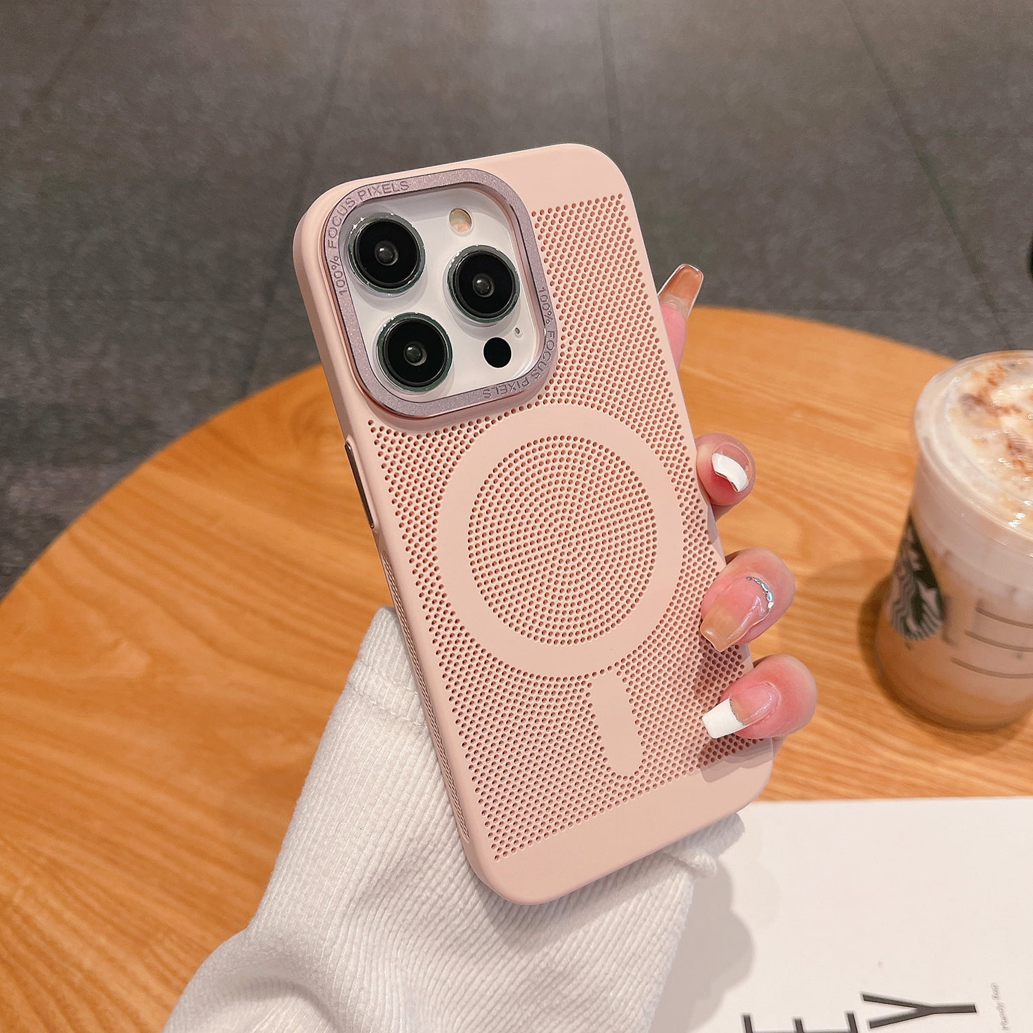 Allytech Mesh Hole Breathable Case for iPhone 13 Pro Max, [Heat ...
