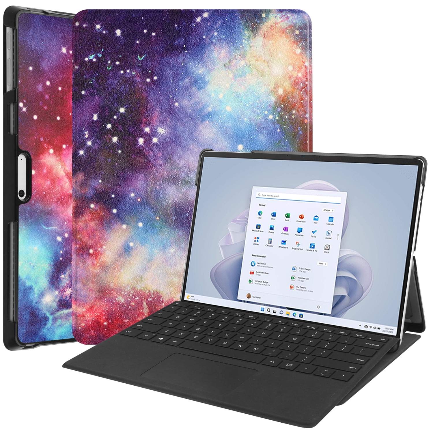 Allytech Microsoft Surface Pro 9 Case 13" 2022 Released, PU Leather ...