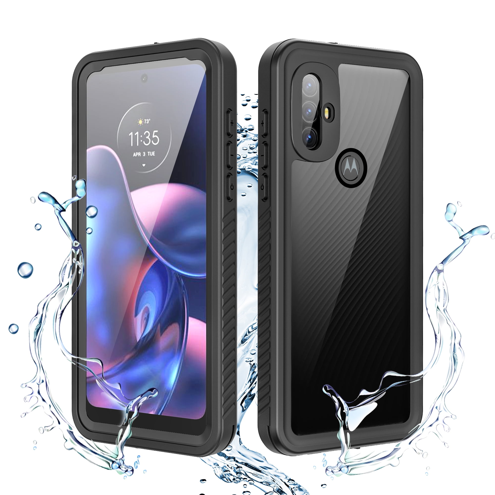 Allytech Moto G Power Case Waterproof, IP68 Waterproof Dustproof ...