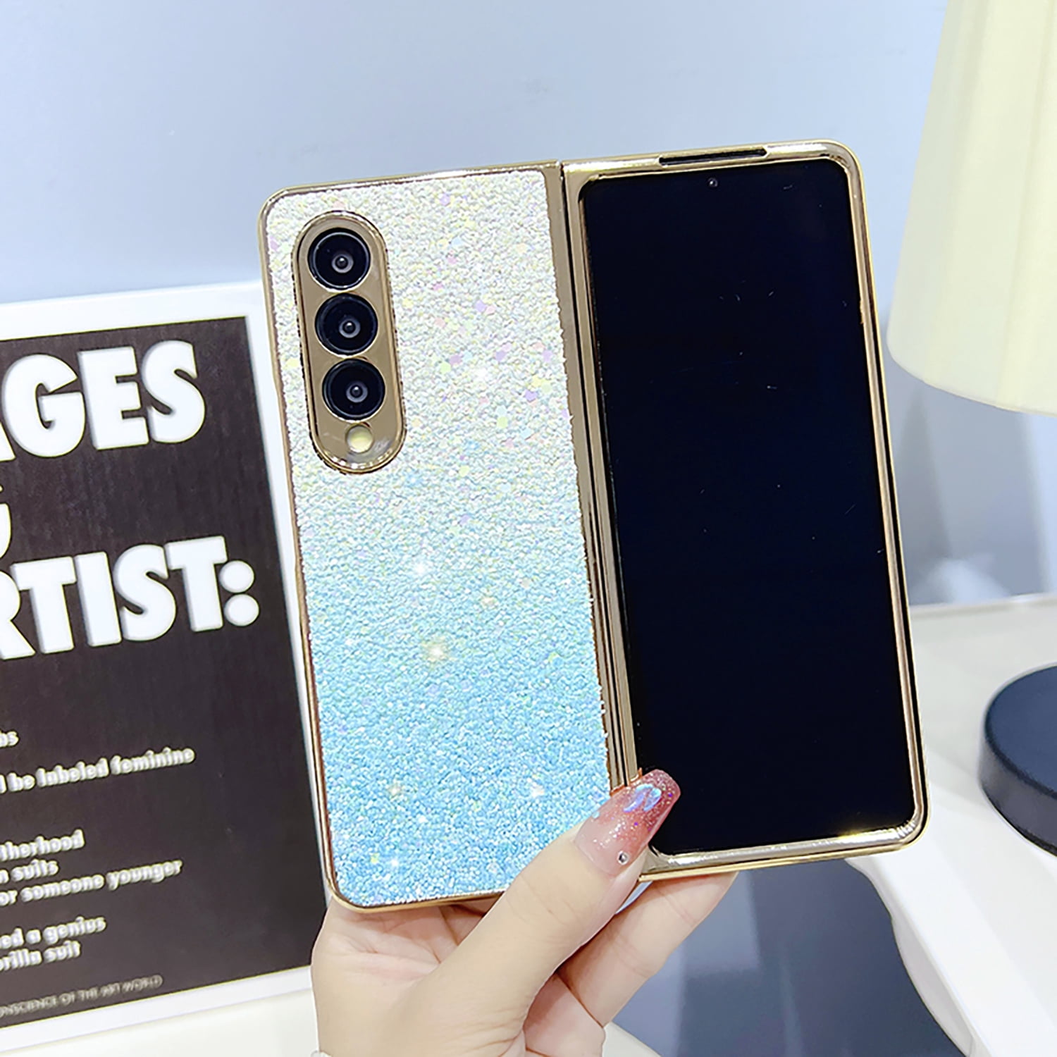 Allytech Phone Case for Samsung Galaxy Z Fold 3 5G, Gradient Color ...
