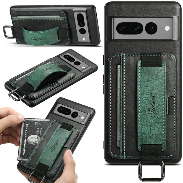 Allytech Phone Cover for Google Pixel 8 Pro Case, Vintage PU Leather ...