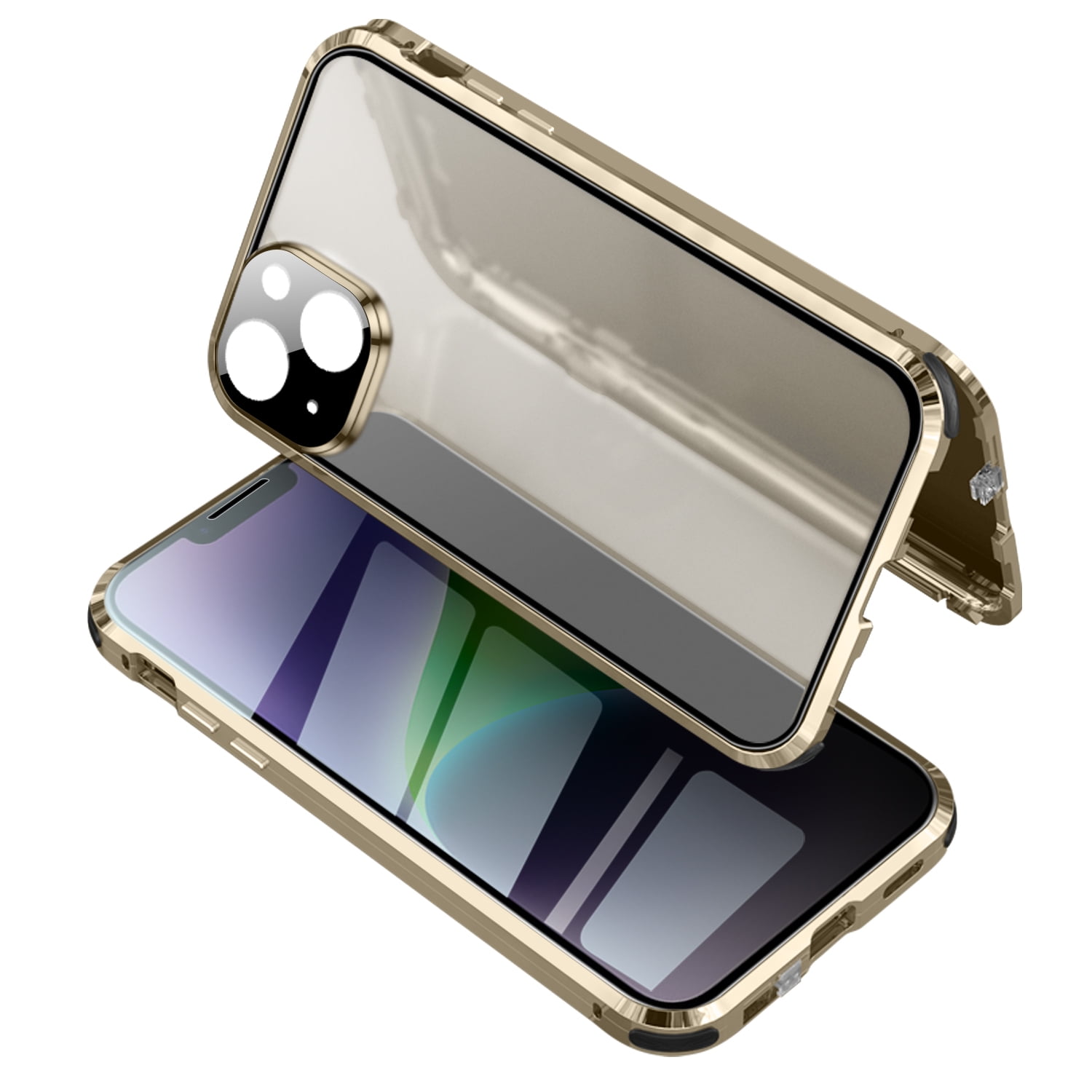 Allytech Privacy Magnetic Case Compatible with iPhone 14 Plus, Built-in ...