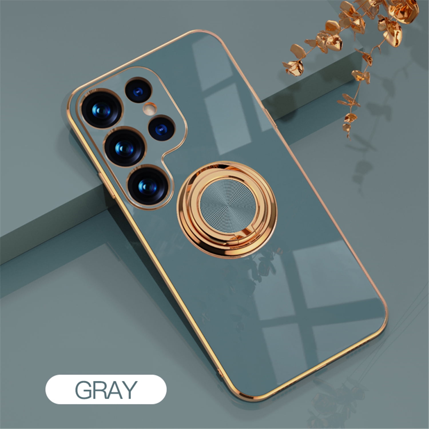 Allytech for Samsung Galaxy S24 Ultra 5G Phone Case, Ring Holder ...