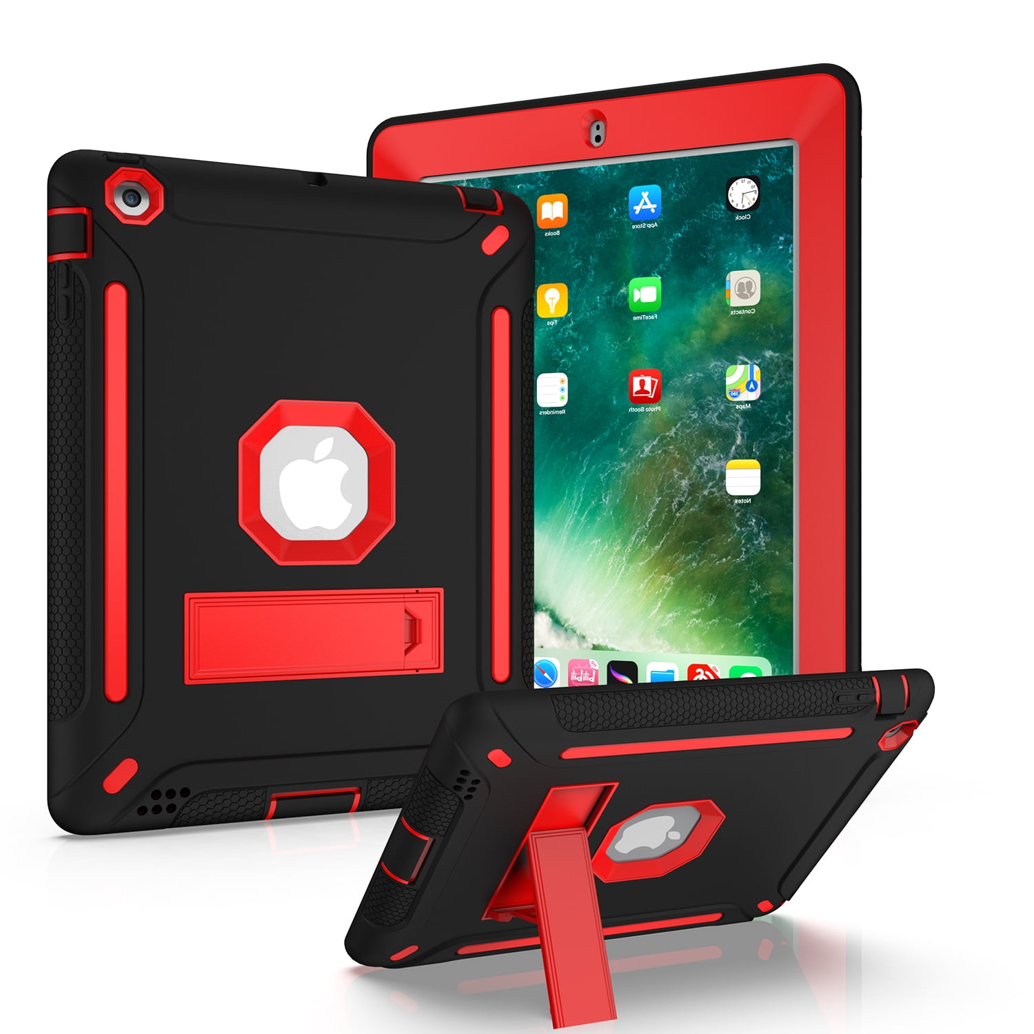 Allytech Silicone Case for iPad 4 / iPad 3/ iPad 2, Three Layers ...