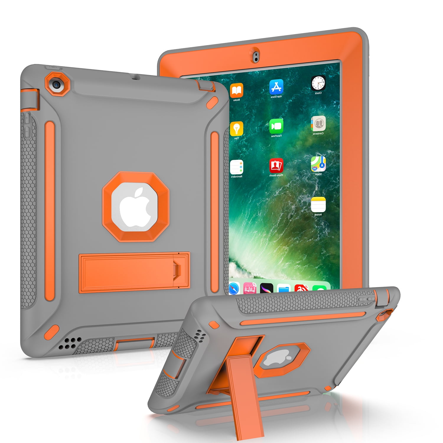 Allytech Silicone Case for iPad 4 / iPad 3/ iPad 2, Three Layers ...