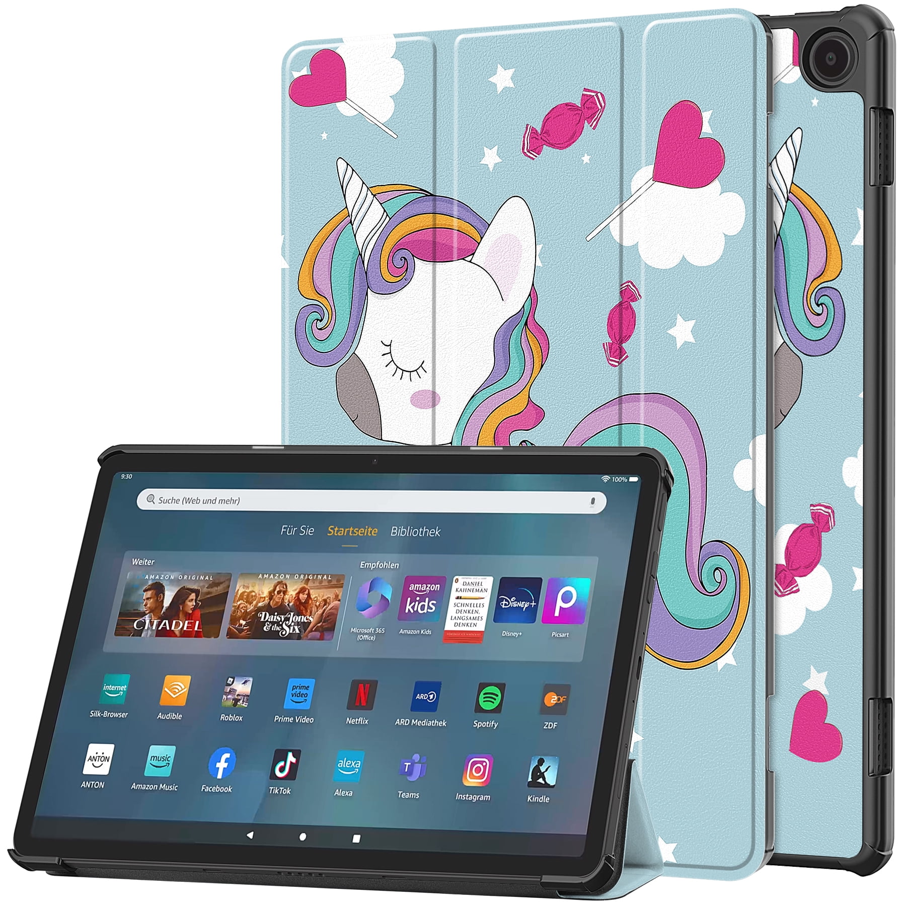 Allytech Slim Case for Amazon Fire Max 11, Fire Max 11 Case, Trifold ...