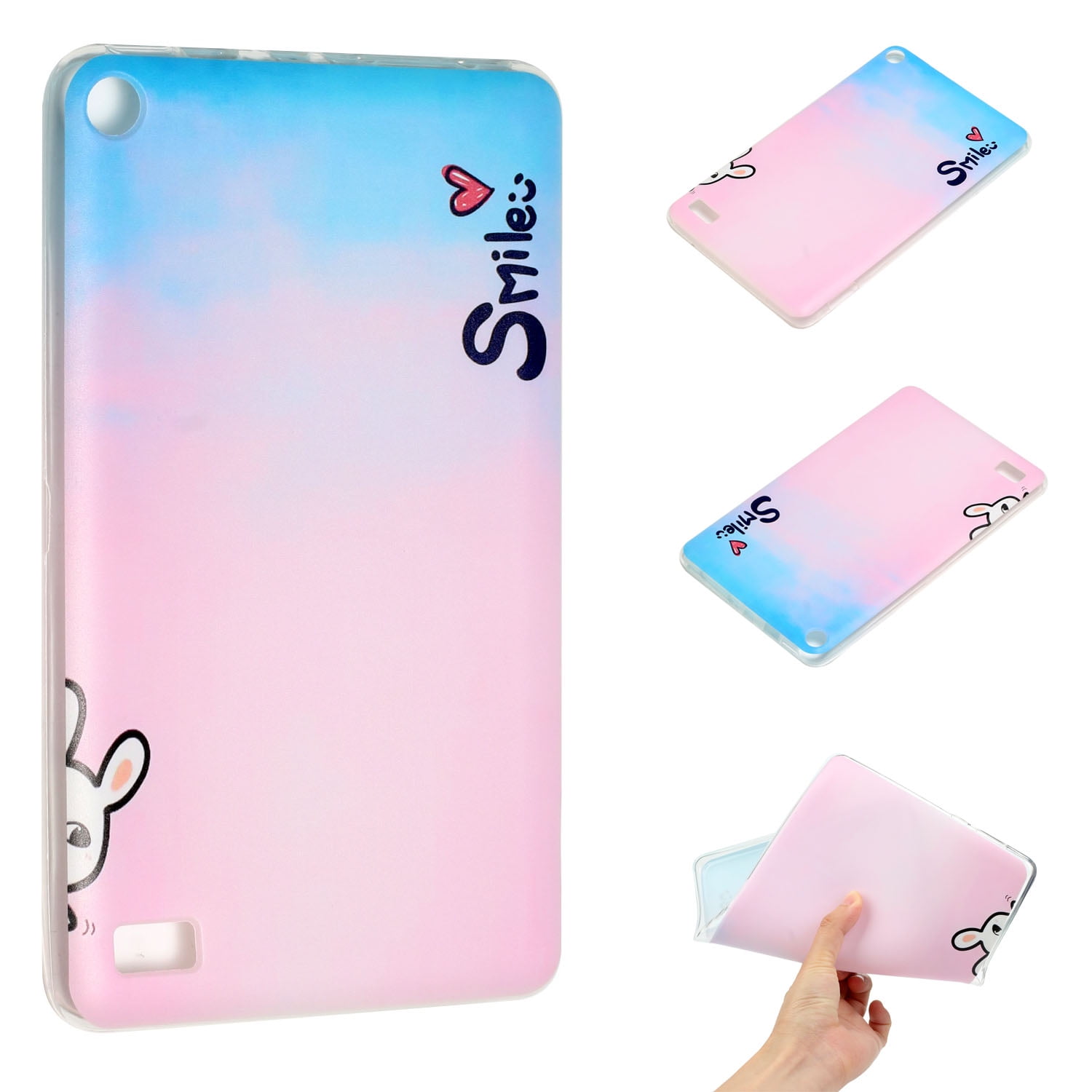 Allytech TPU Back Case for Kindle Fire 7 inch Tablet 9th Gen 2019/ Fire ...