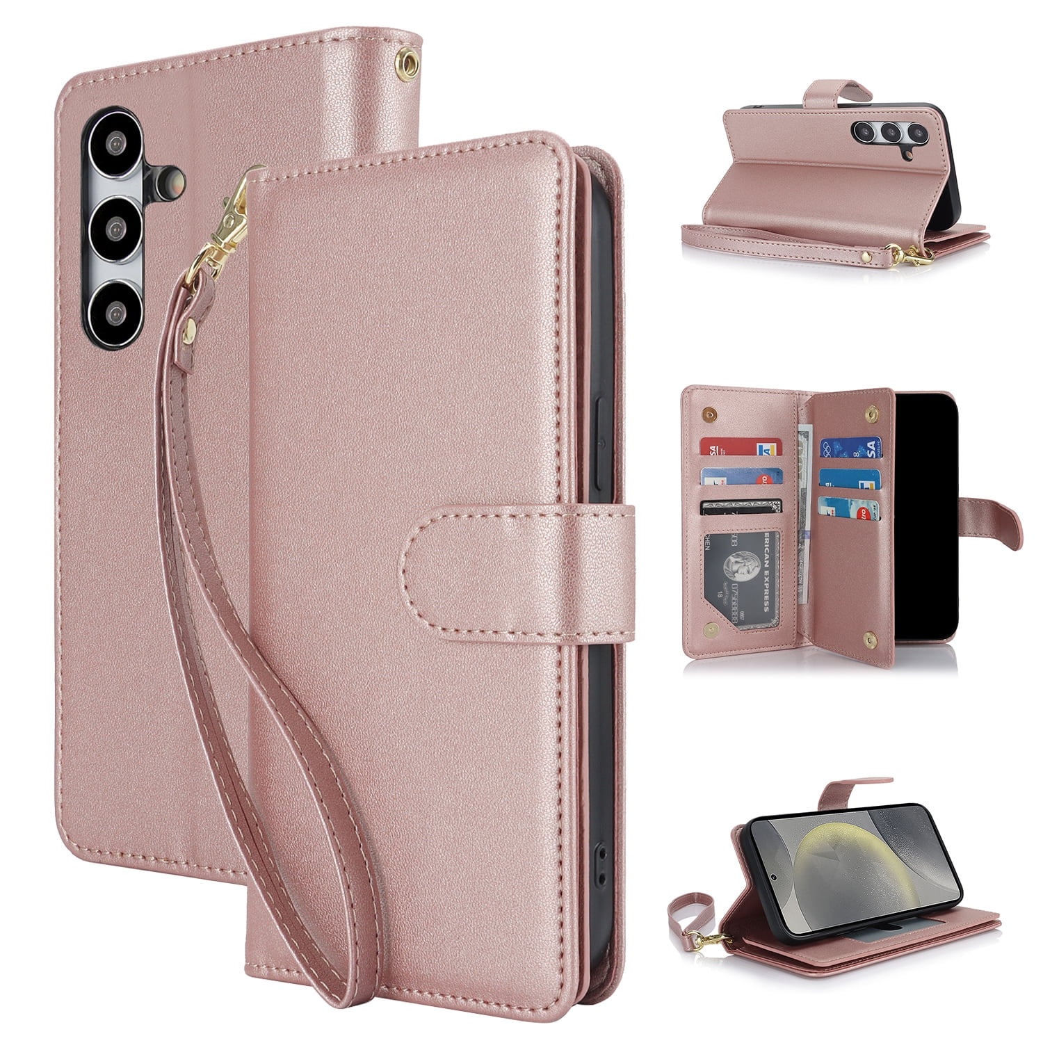 Allytech Wallet Case for Samsung Galaxy A05 with Card Slots & Wrist ...