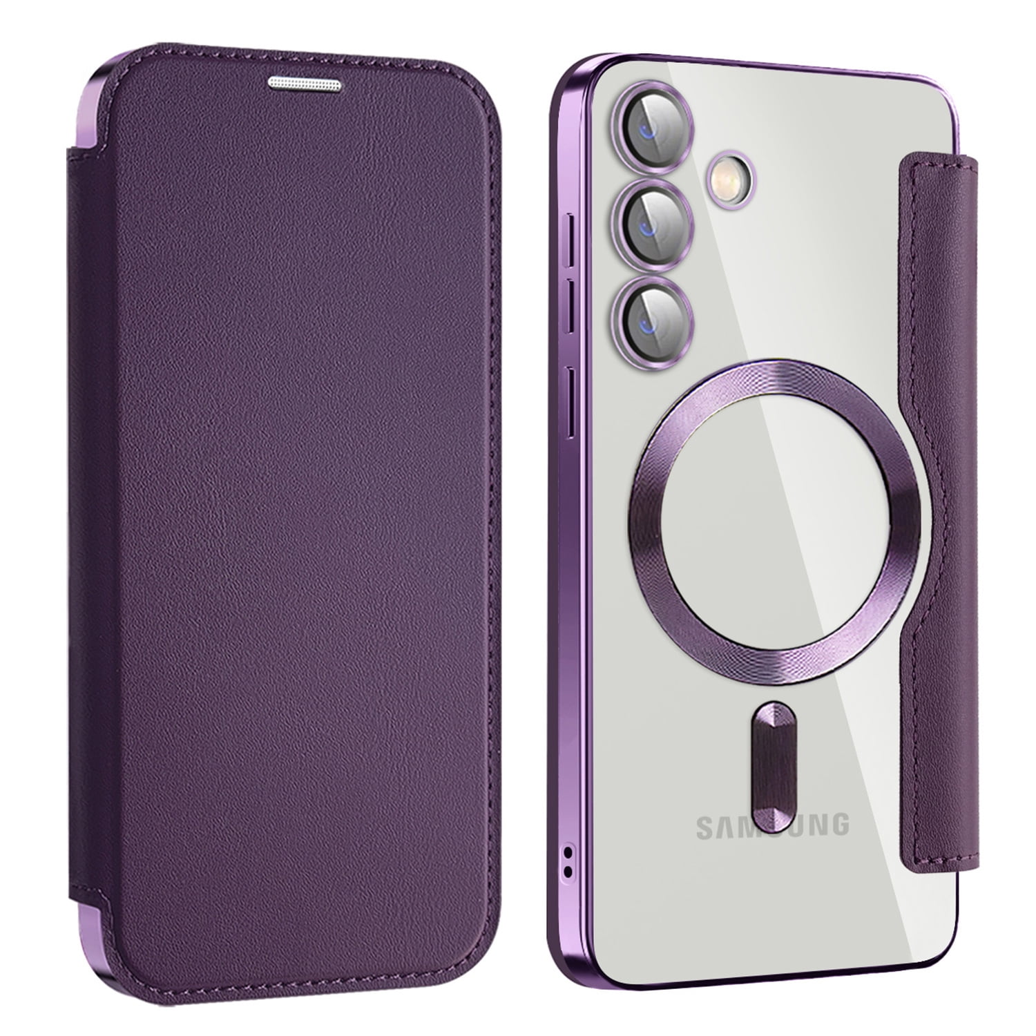 Allytech Wallet Case for Samsung Galaxy S23 FE with Card Slots & Lens ...