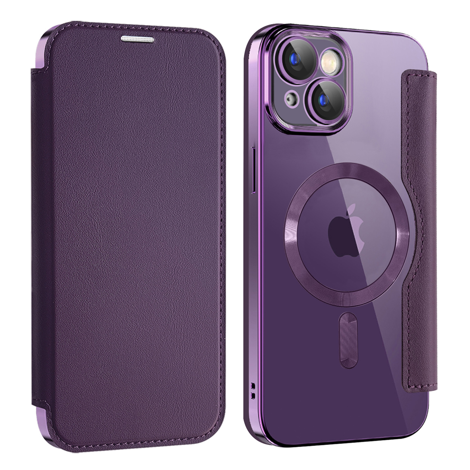 Allytech Wallet Case for iPhone 15 Plus with Card Slots & Lens ...