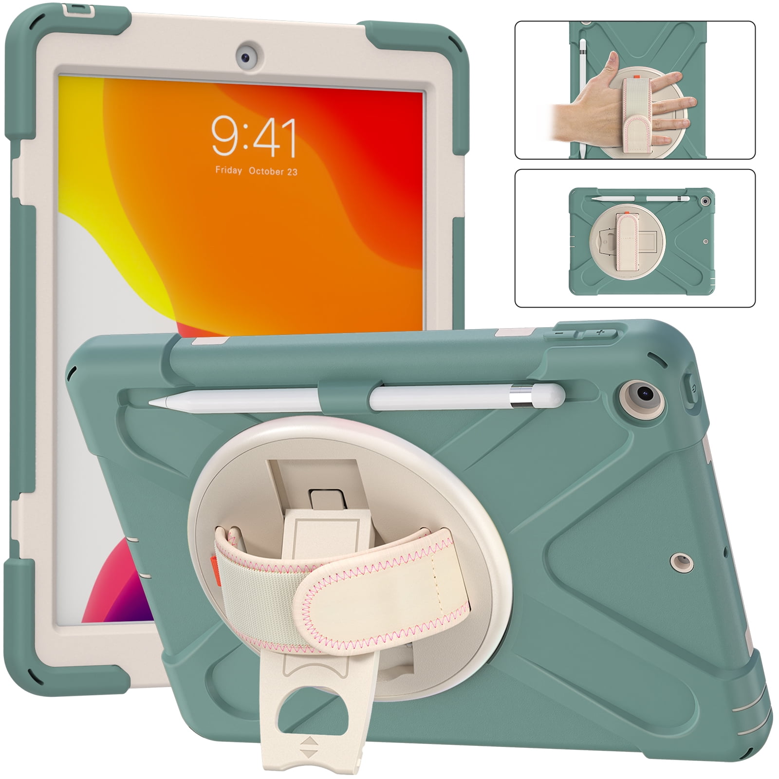 Allytech iPad 10.2" 8th 7th Generation Case with Screen Protector ...