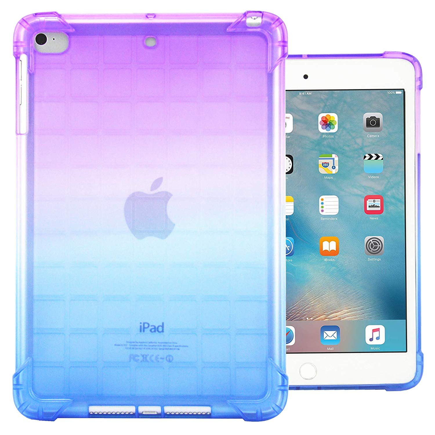 Allytech iPad 4 Case, iPad 3 Case, iPad 2 Case Clear, Soft TPU Rubber ...