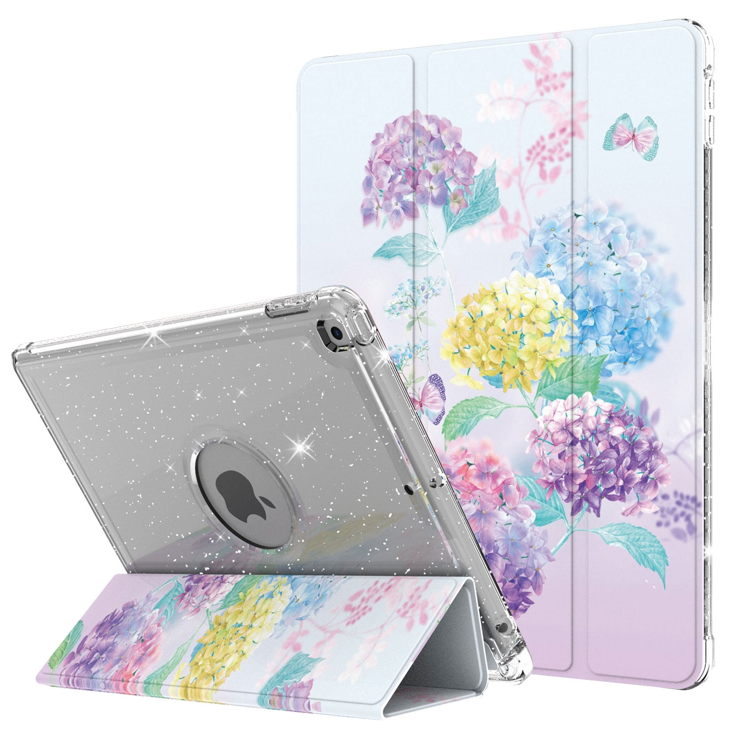 Allytech iPad 8th Generation 10.2 inch Case, iPad 7 Cover 2019, Trifold ...