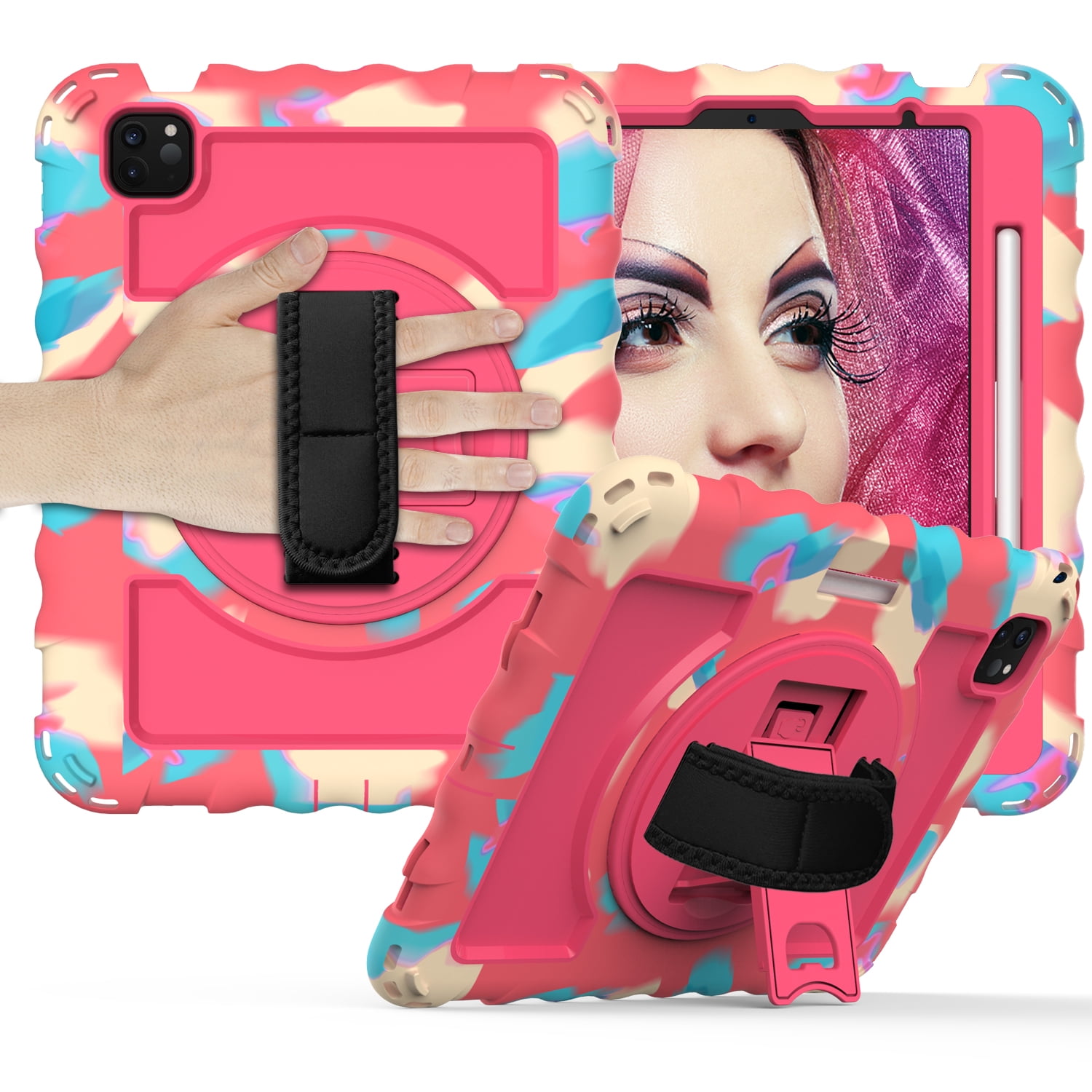 Allytech iPad Air 5 4 10.9 Case 2022/2020, Heavy Duty Shockproof Kids ...