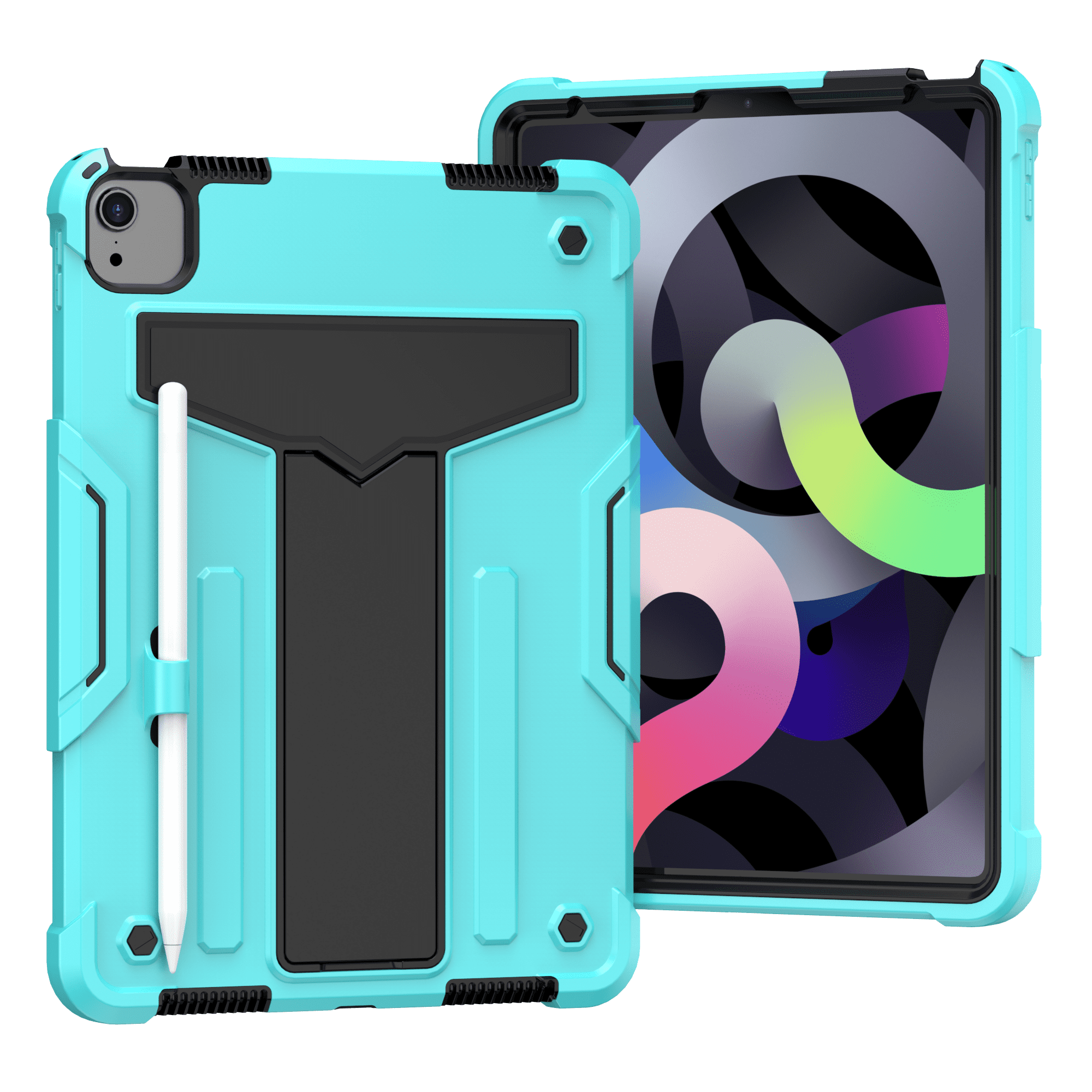 Allytech iPad Air 5 Case, iPad Air 4 Case, Rugged Heavy Duty Protective ...