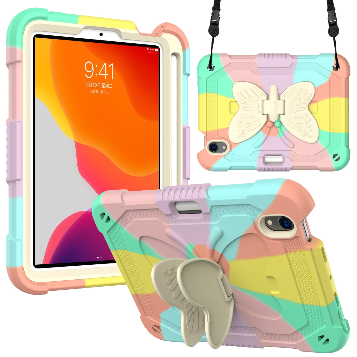 Allytech iPad Mini 6th Gen Case 2021,Cover for iPad Mini 6 8.3",Built ...