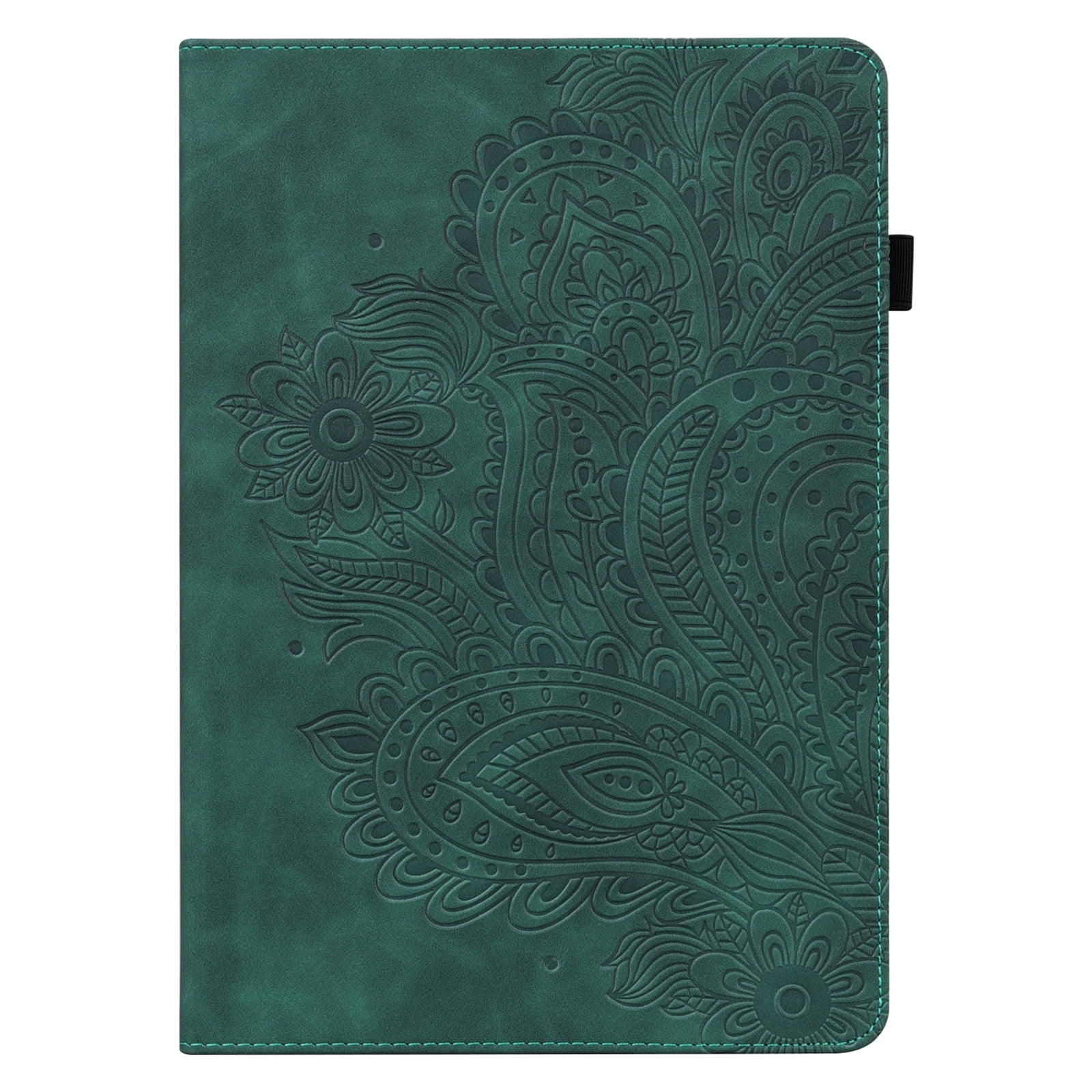 Allytech for iPad Mini 7 (A17 Pro) 2024/ Mini 6 8.3" Case, Premium PU Leather Flower Embossed ...