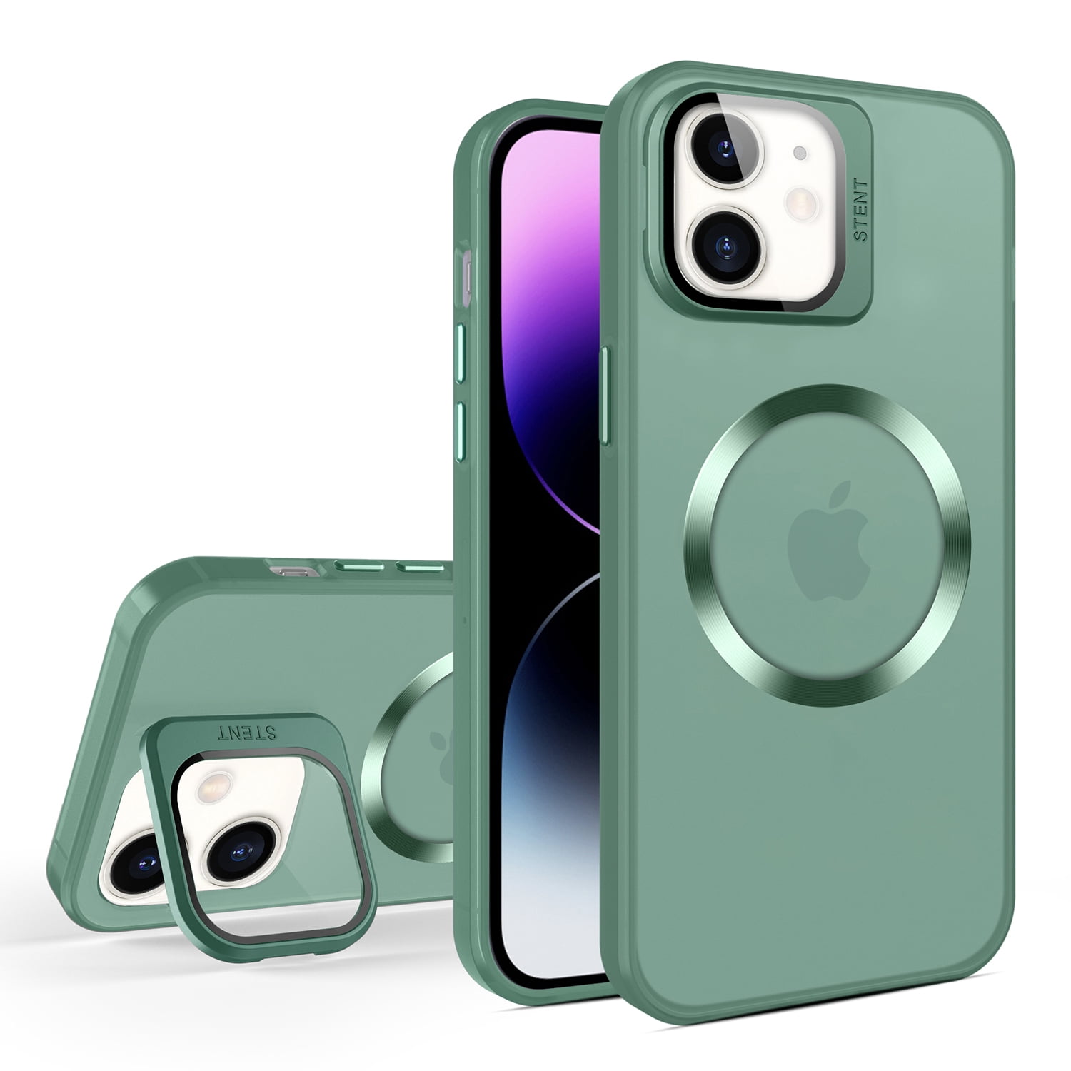 Allytech iPhone 11 Case with Kickstand, Camera Lens Protector ...