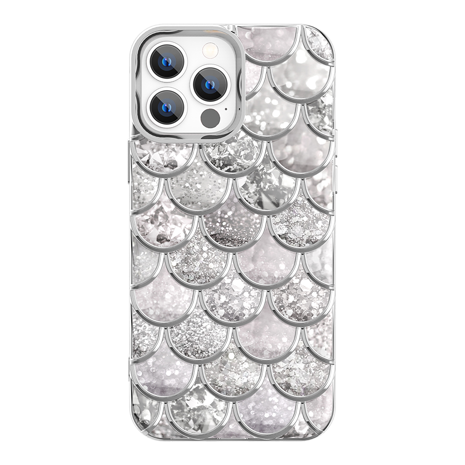 Allytech iPhone 12 Pro Case, iPhone 12 Case, Bling Glitter Mermaid ...