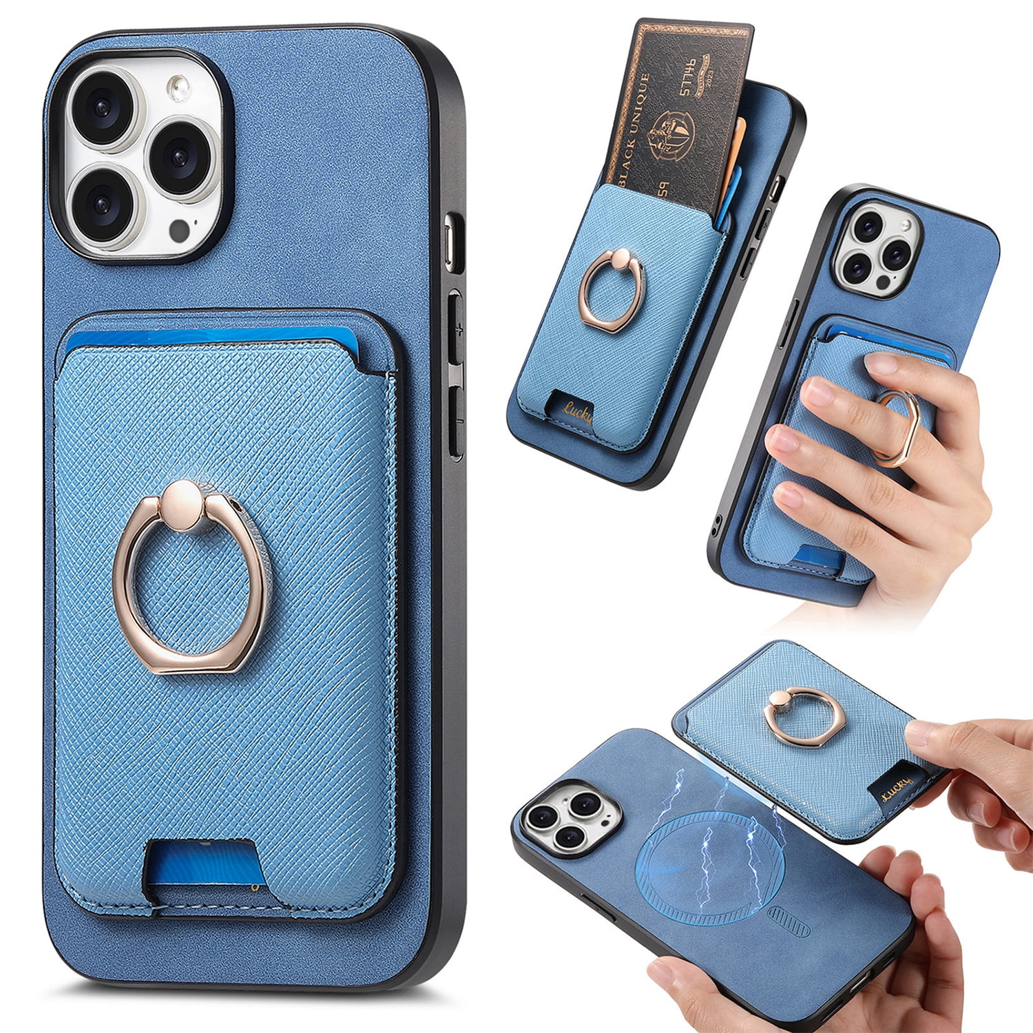 Allytech iPhone 7 / 8 / SE 2022 & 2020 Case, Detachable Magnetic Wallet ...