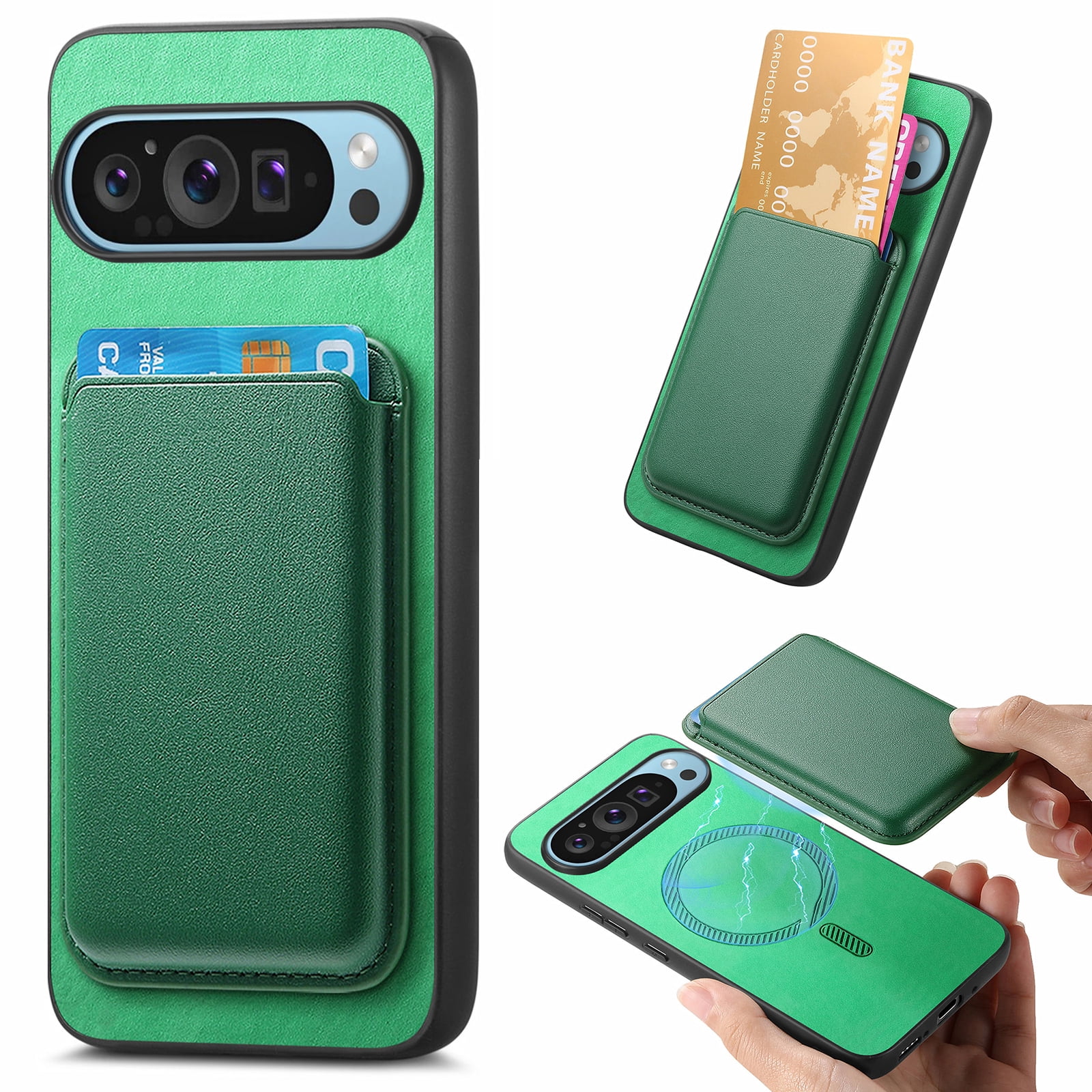 Allytechgroup 2 in 1 Detachable Wallet Case for Google Pixel 9 Pro XL ...