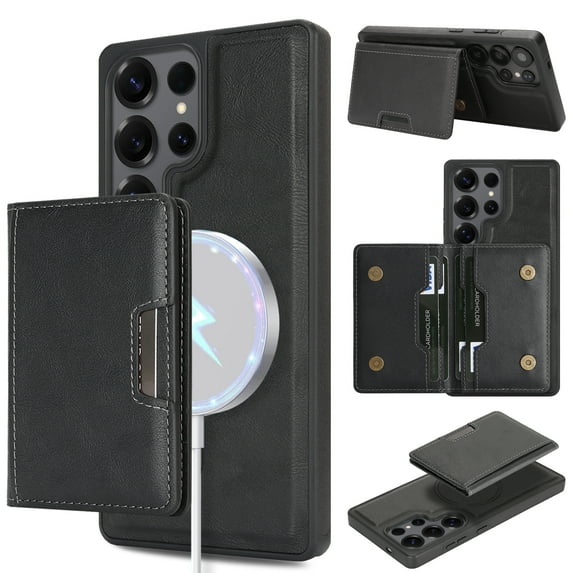 Allytechgroup 2 in 1 Magnetic Wallet Case for Samsung Galaxy S26 Ultra ...