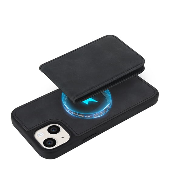Allytechgroup 2 in 1 Wallet Case for Apple iPhone 14 Plus, Magnetic ...