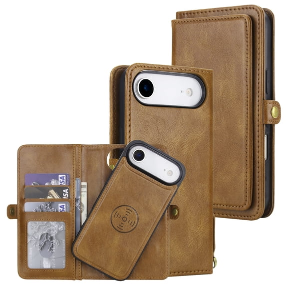 Allytechgroup 2 In 1 Wallet Case for Apple iPhone Air, Detachable ...