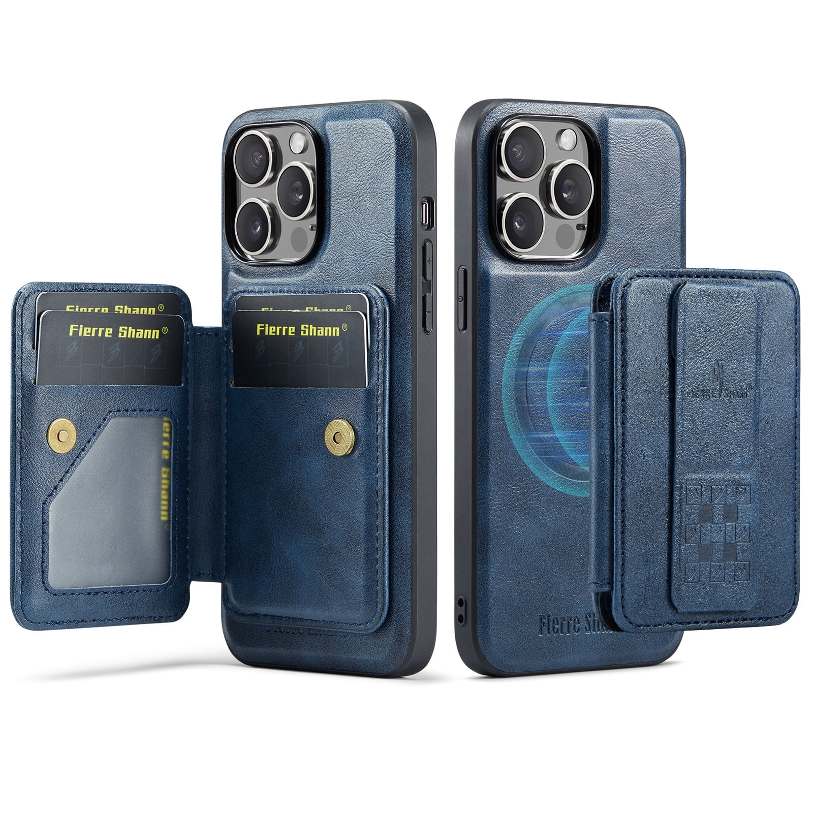 Allytechgroup 2-in-1 Wallet Case for Apple iPhone 15 Plus, Detachable ...