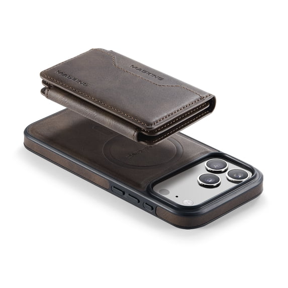 Allytechgroup 2-in-1 Wallet Case for iPhone 17 Pro, Magnetic Detachable ...