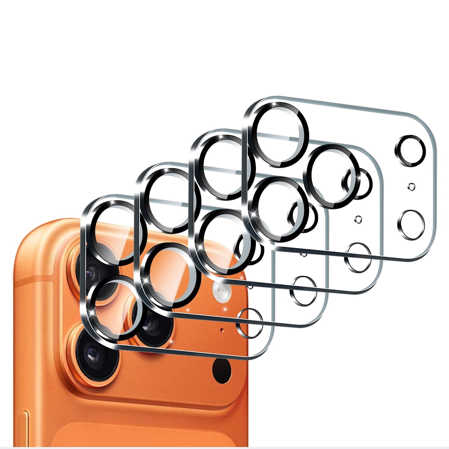 Allytechgroup 4 Pack Camera Lens Protector for iPhone 17 Pro 6.3