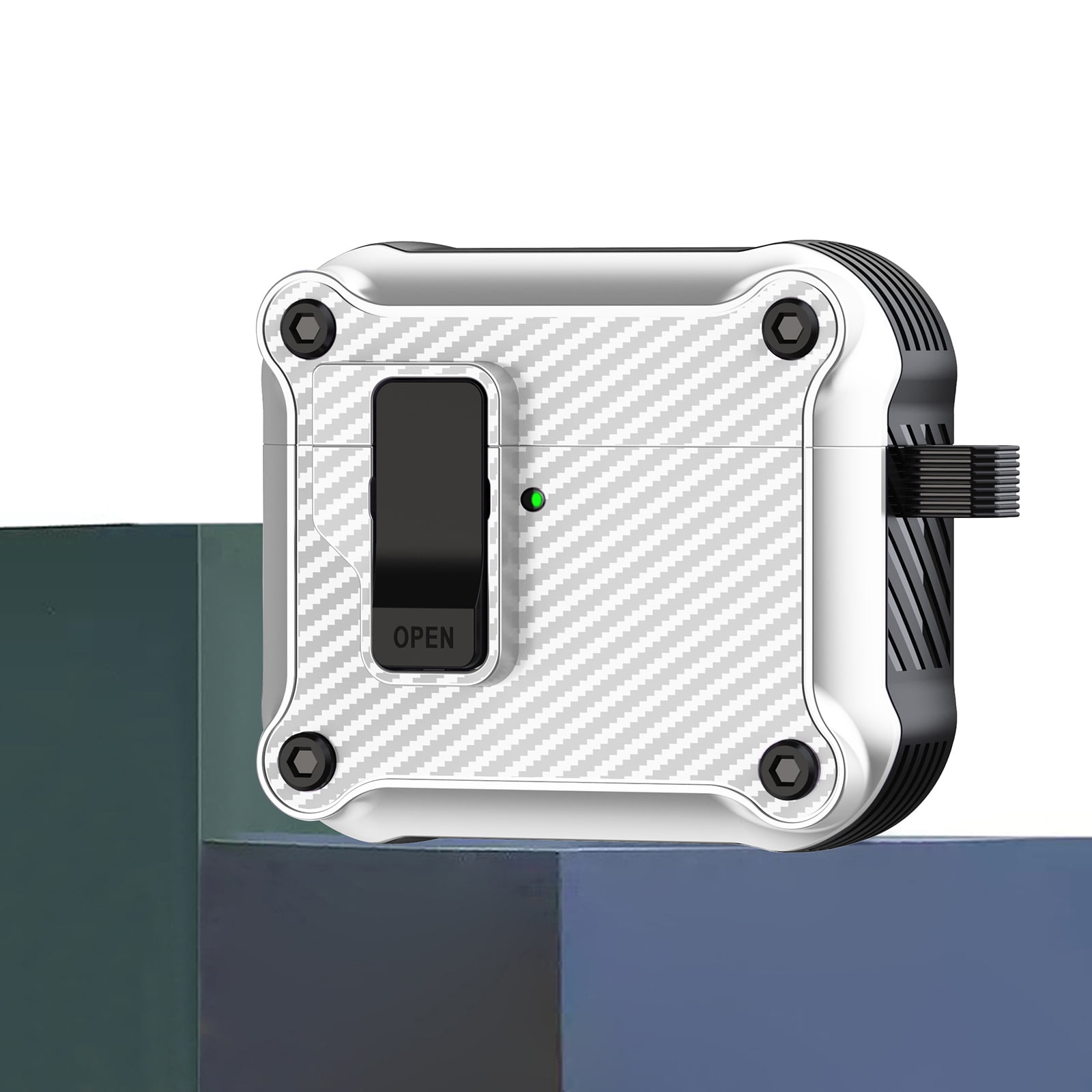 Allytechgroup for Apple Airpods 4 Case with Keychain, [Support Wireless Charging] Military ...