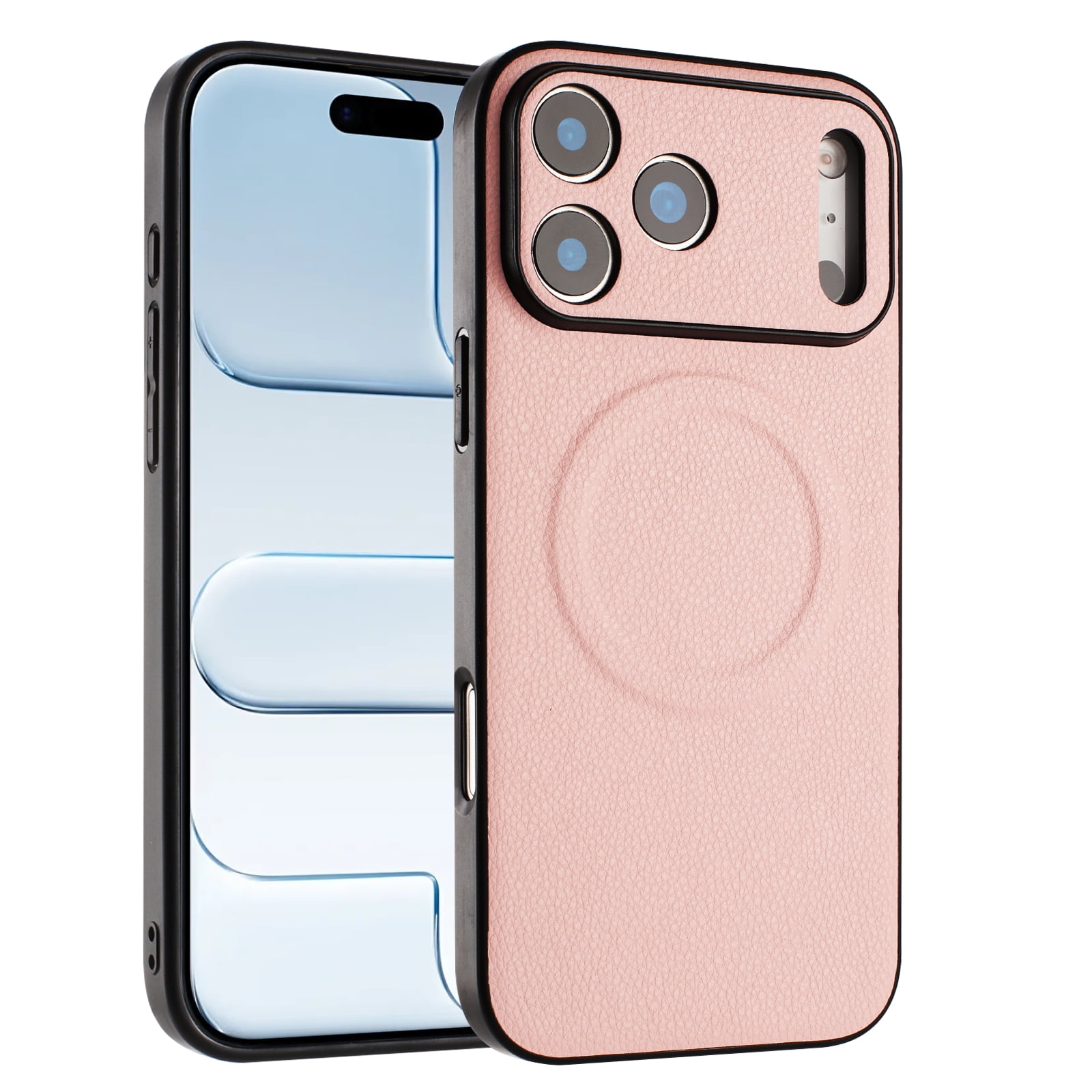 Allytechgroup for Apple iPhone 16 PU Leather Case, Magnetic Back Cover ...