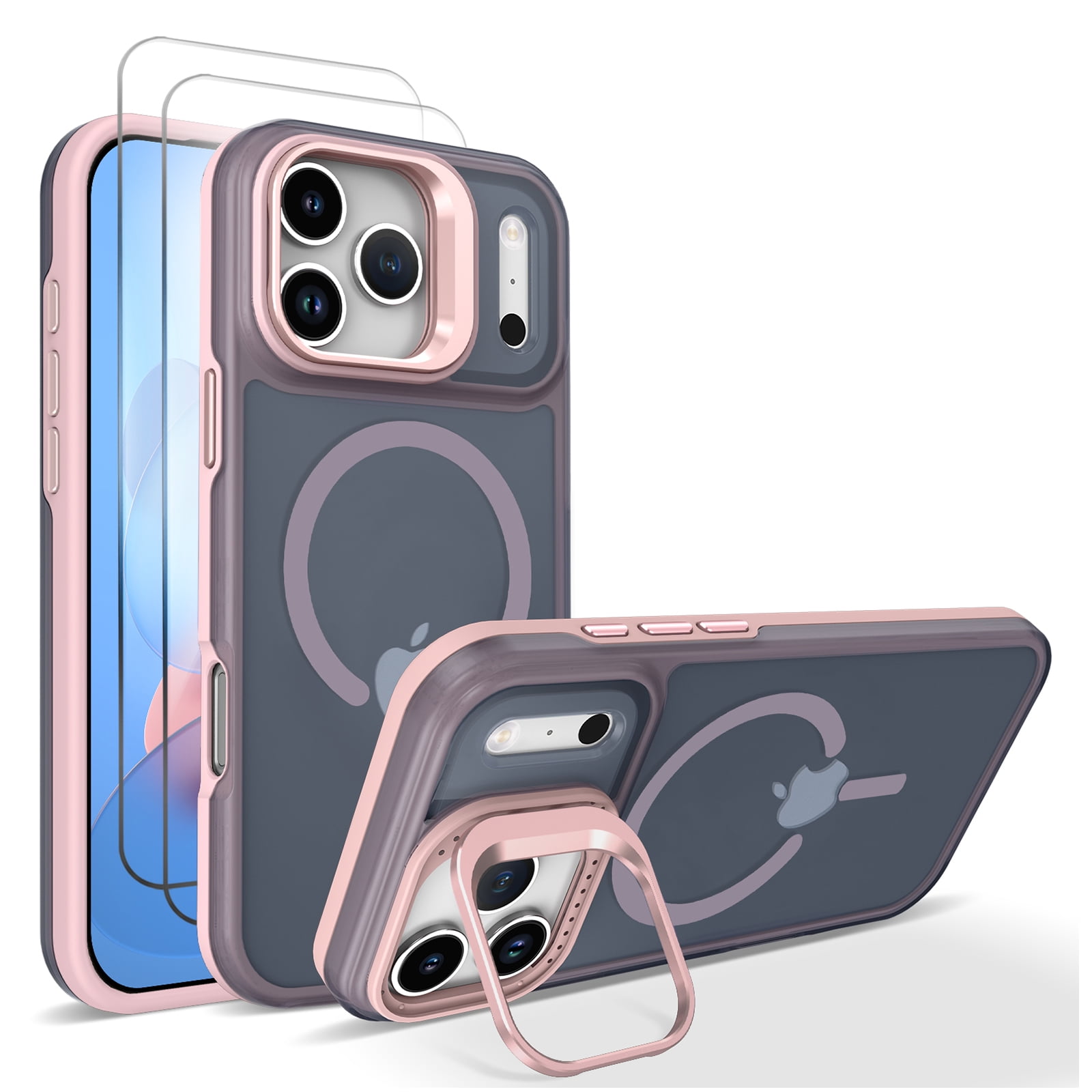 Allytechgroup for Apple iPhone 17 Pro Max Case with 2 Pcs Tempered ...