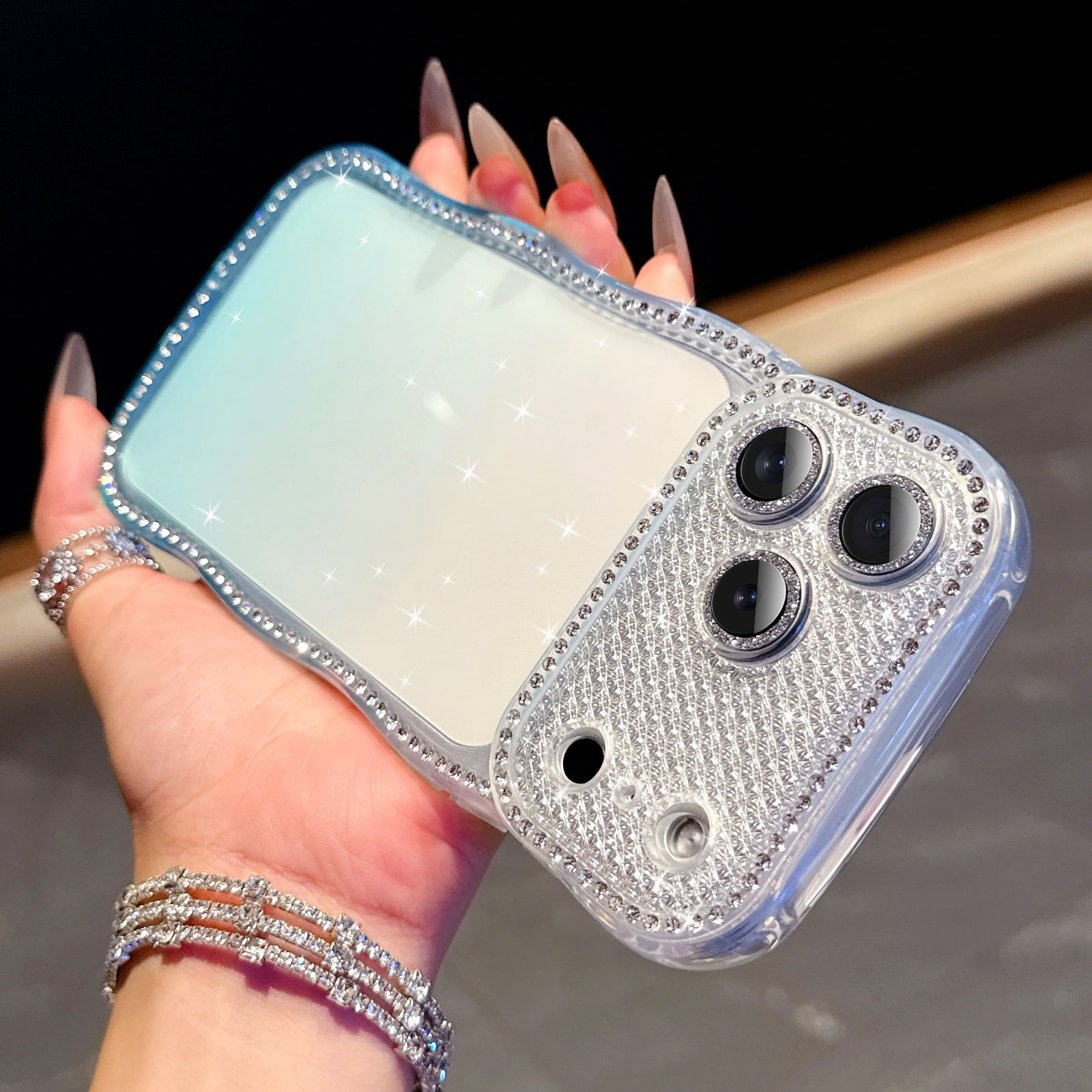 Allytechgroup Bling Case for iPhone 17 Pro Max, Slim Lightweight Rugged ...