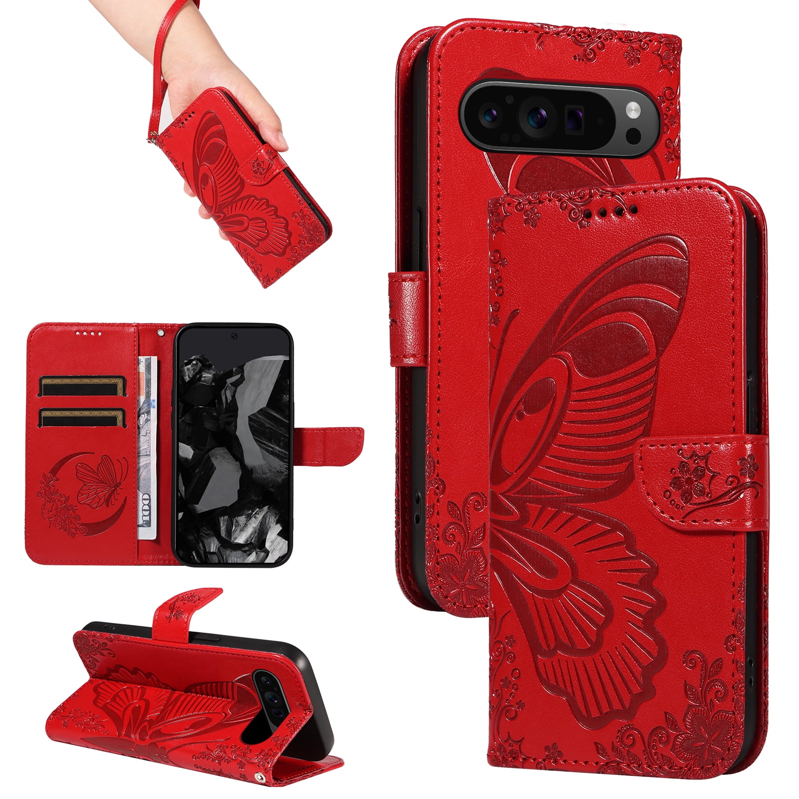 Allytechgroup Butterfly Wallet Case Compaible with Google Pixel 9A ...