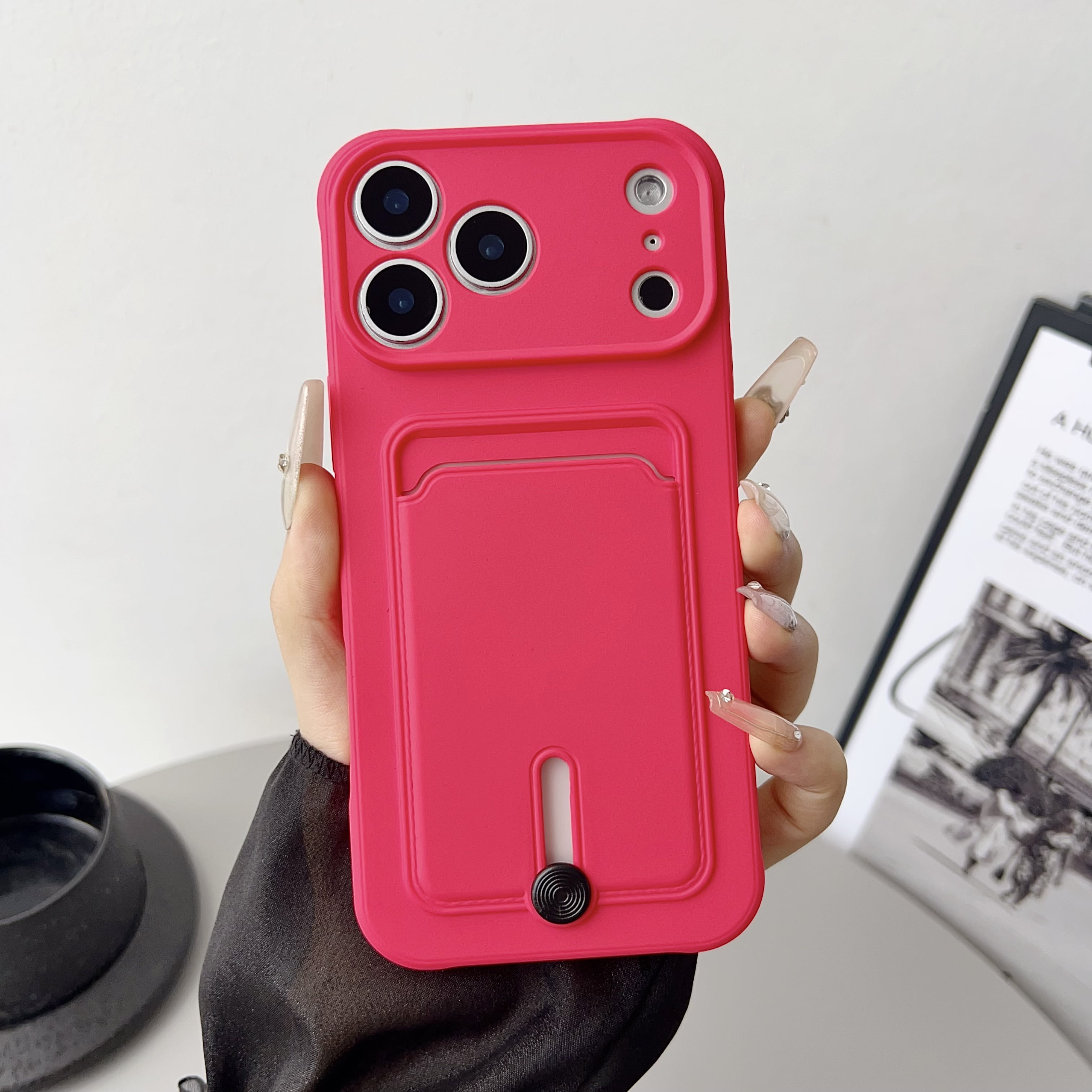 Allytechgroup Card Holder Case Compatible with iPhone 17, [Full Camera ...