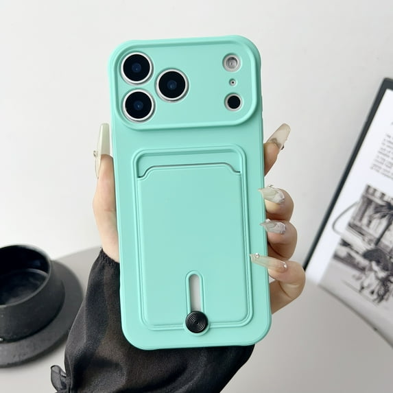 Allytechgroup Card Holder Case Compatible with iPhone 17, [Full Camera ...