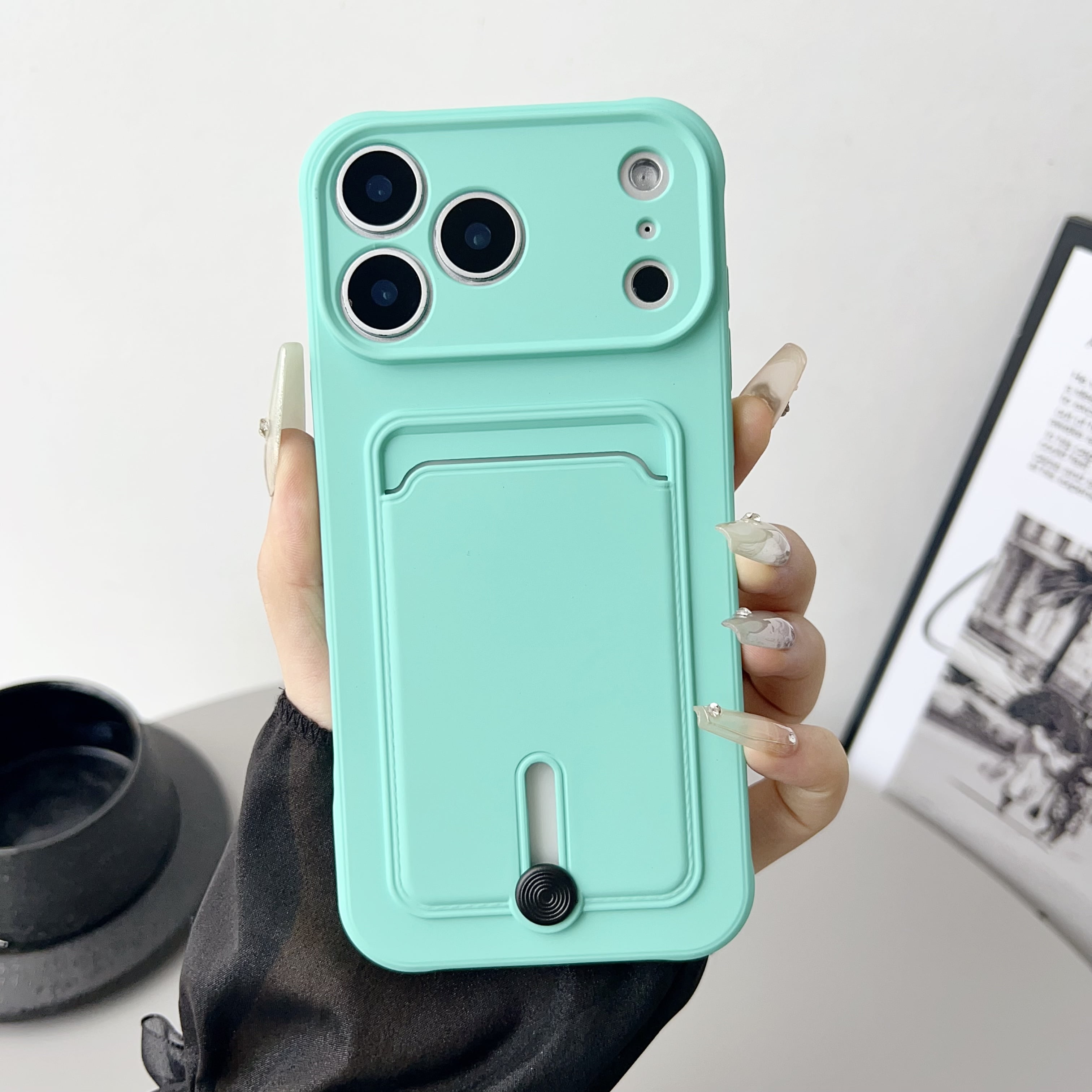 Allytechgroup Card Holder Case Compatible with iPhone 17 Pro Max, [Full ...