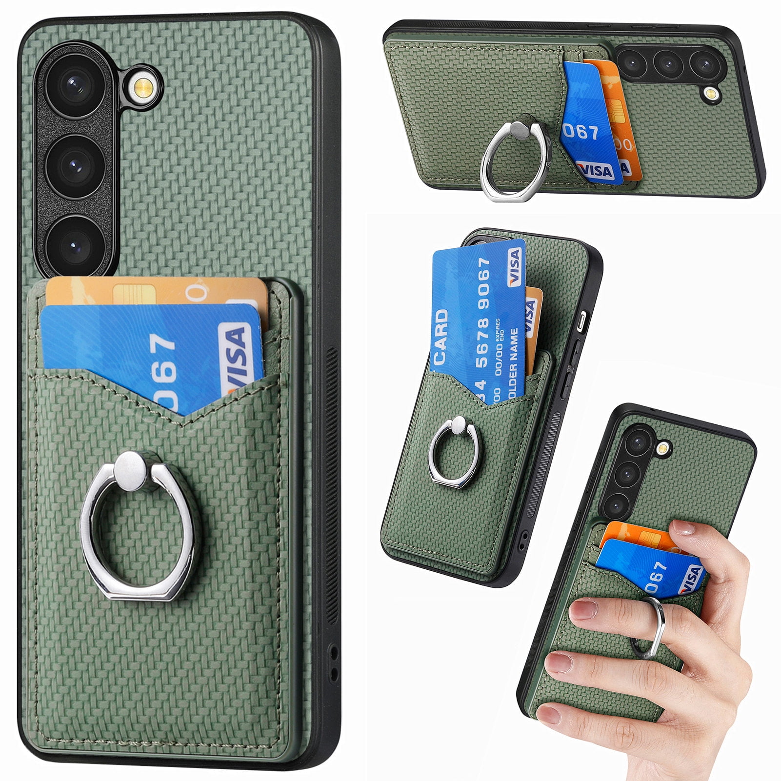 Allytechgroup Cards Holder Wallet Case for Samsung Galaxy S25, PU ...